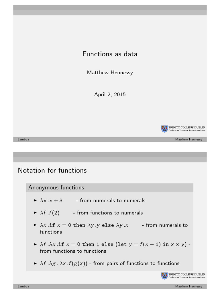 Semantics of Programming Languages Lecture 8 | PDF | Control Flow | Conceptual Model