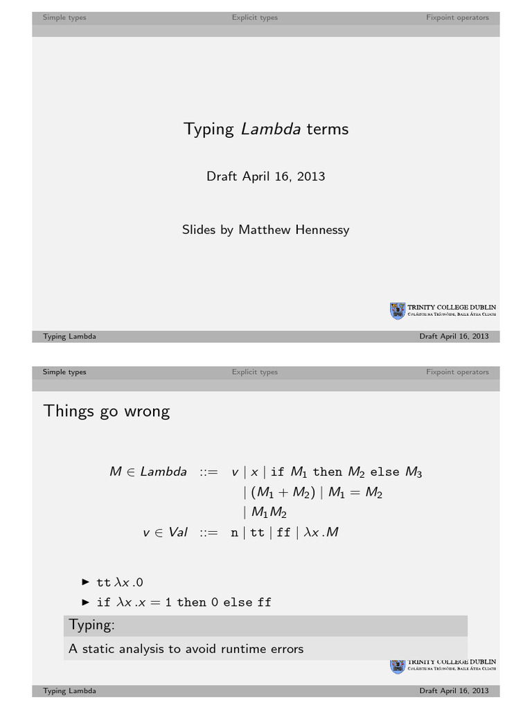 Semantics of Programming Languages Lecture 9 | PDF | Anonymous Function | Functional Programming