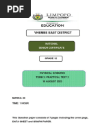 Grade 12 Esterification Experiment Guide | PDF
