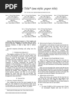 IEEE - Conference Template A4 | PDF | International System Of Units | Bracket