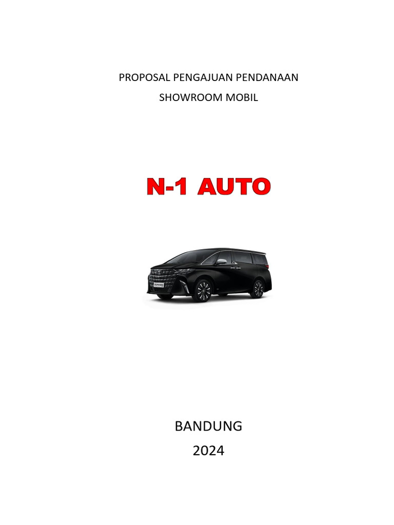 Proposal Pengajuan Pendanaan | PDF