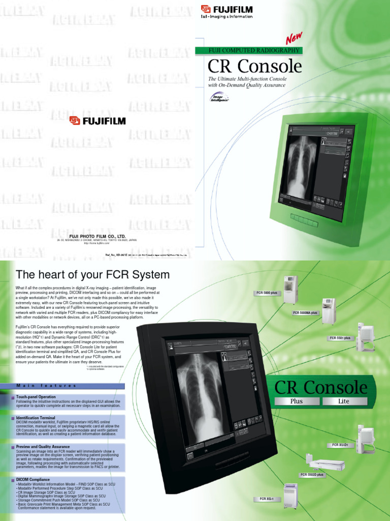 Fuji CR Console | PDF | Computer Monitor | Fujifilm