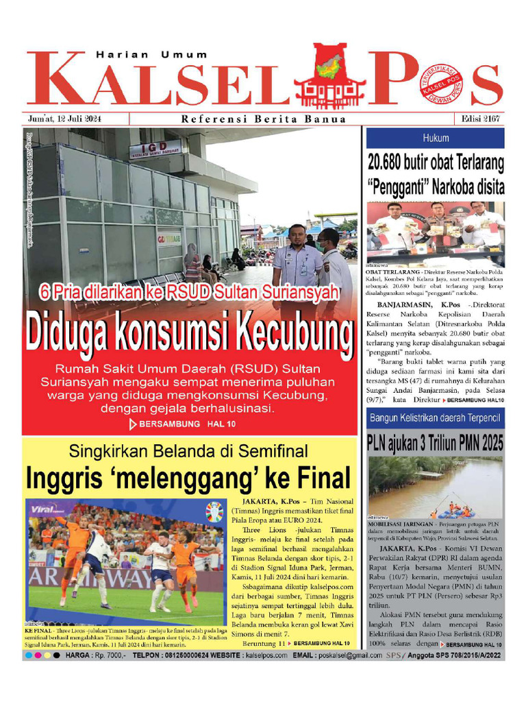Epaper Kalsel Pos Jumat 12 Juli 2024 | PDF