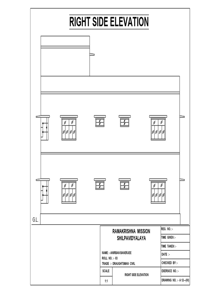Right Side Elevation-Model | PDF