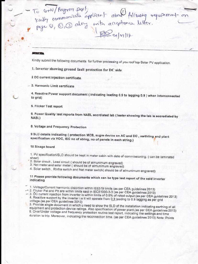 Adani Test Reports Requirement | PDF