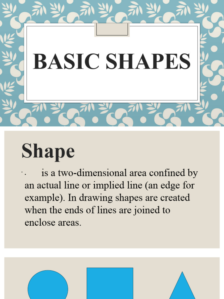 BASIC SHAPES | PDF