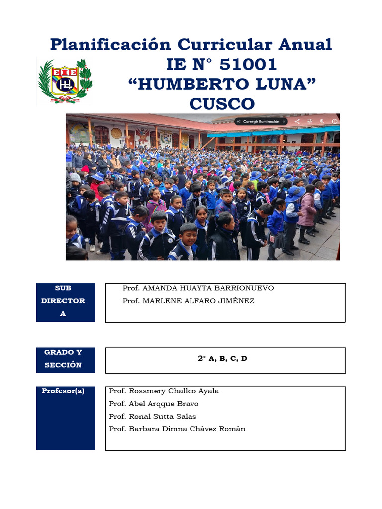 PCA 2° Grado | PDF | Comunicación | Aprendizaje