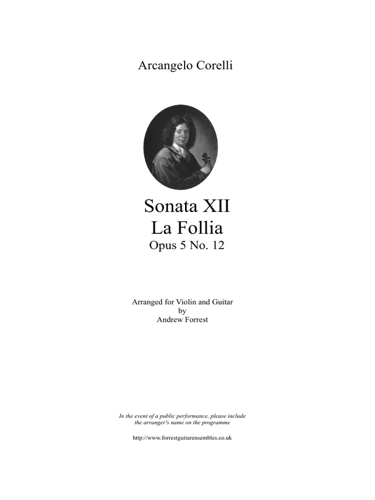 Corelli - Sonata12 | PDF