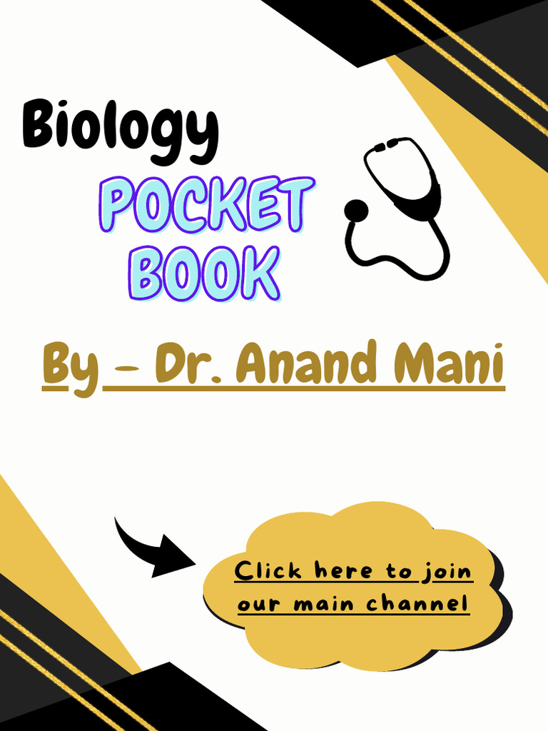 POCKET BOOK (12th) by Anand Mani | PDF | Dominance (Genetics) | Pollen