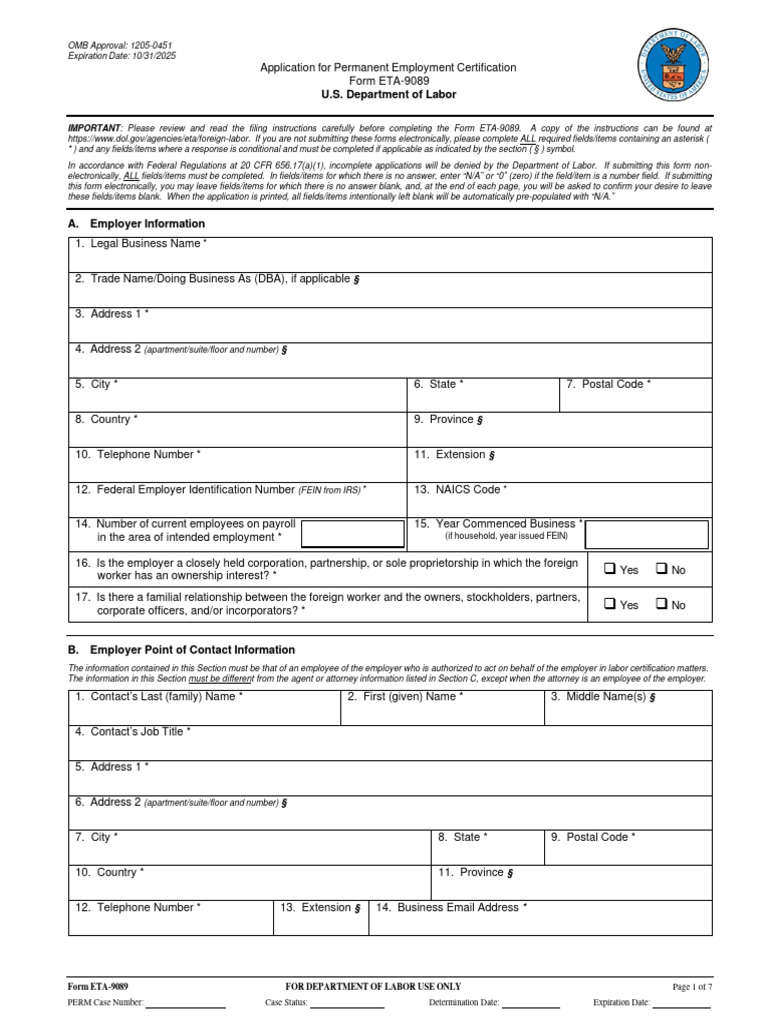 ETA-9089 Application - 508 Compliant - Expires 10-31-2025 | PDF ...