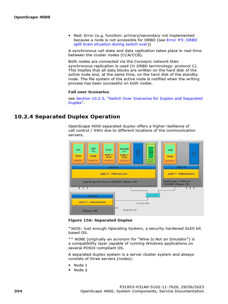 CENTRALA TELEFONICA OpenScape 4000 Systems Components (394-419) | PDF ...