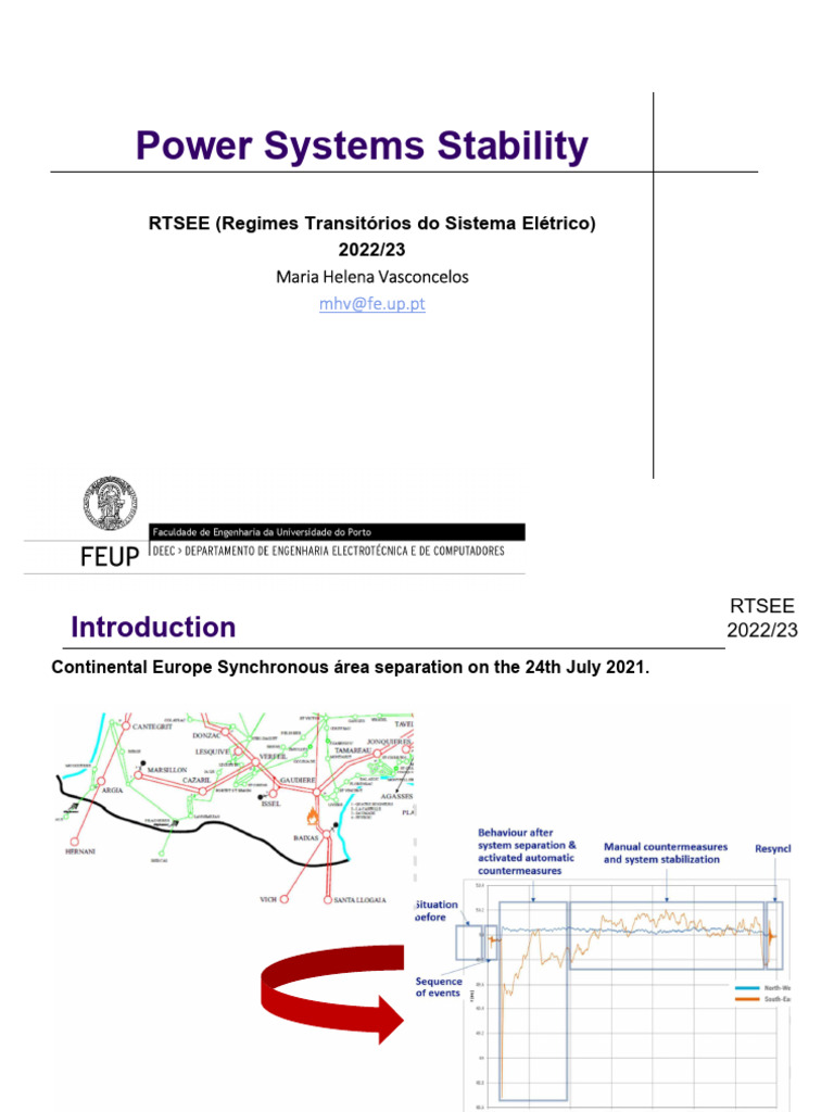 Power Systems Stability Guide | PDF | Oscillation | Damping