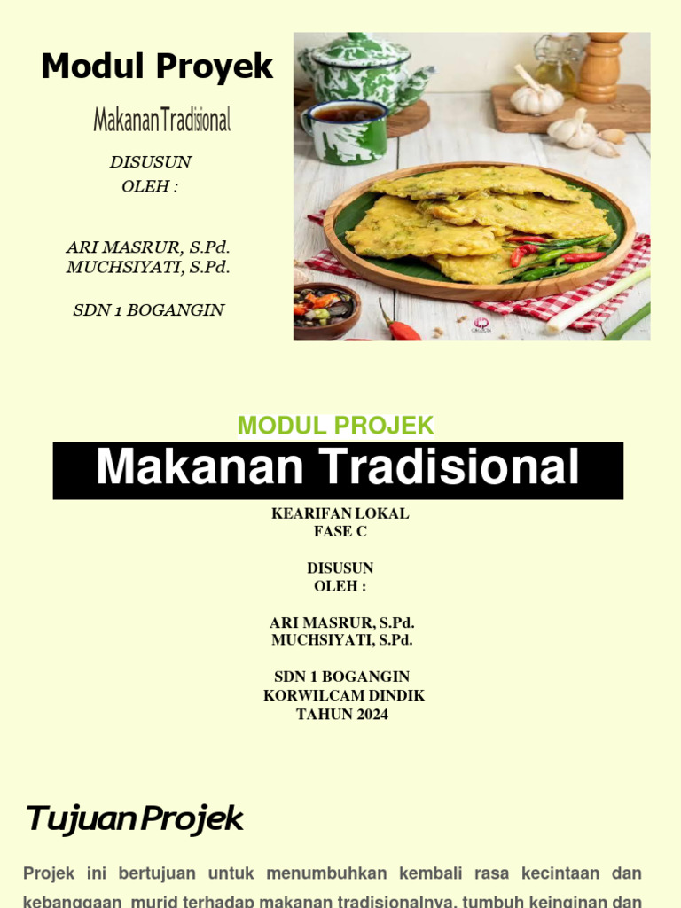 SDN 1 Bogangin - Modul Projek - Makanan Tradisional - Fase C | PDF ...