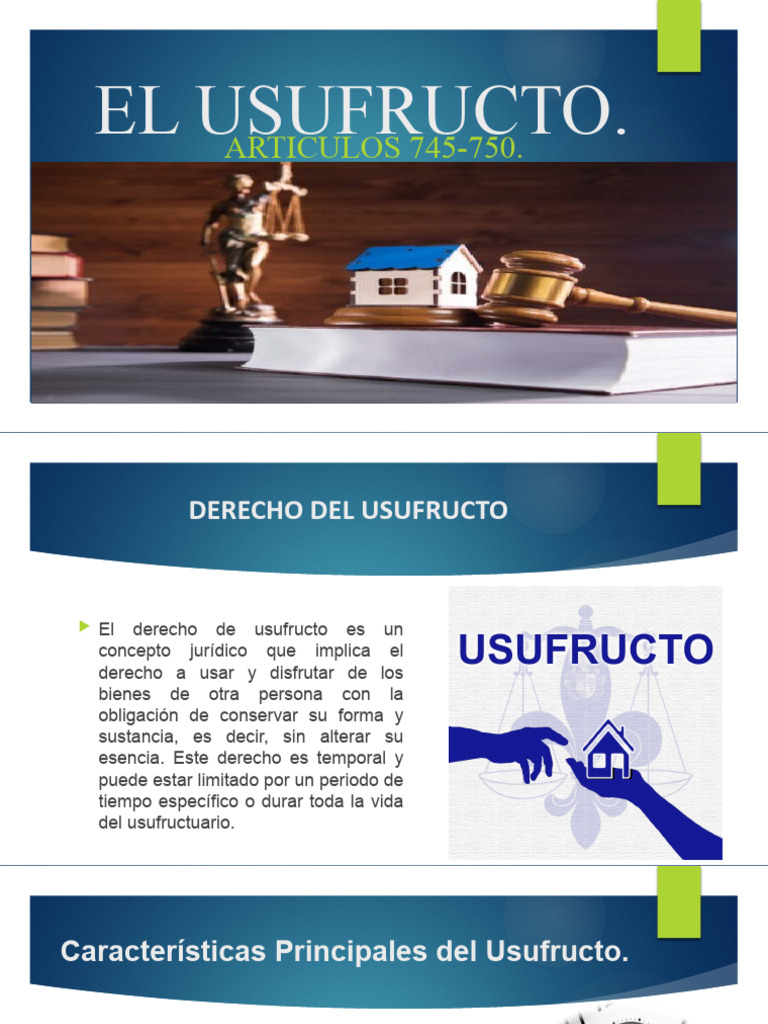 El Usufructo | PDF