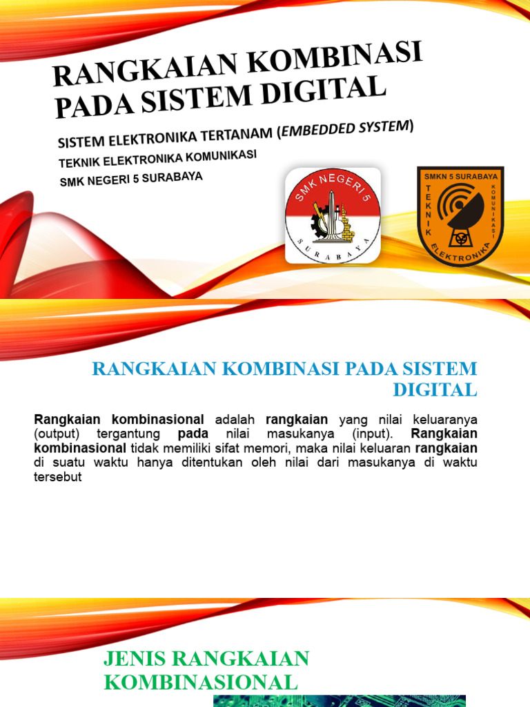 CP1.1 Menerapkan Rangkaian Digital - Kombinasi | PDF