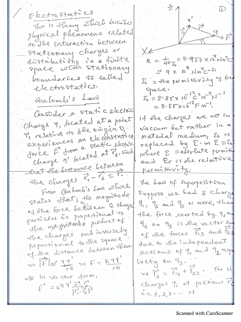 Phye2102 - Electric Fields and Expressions | PDF