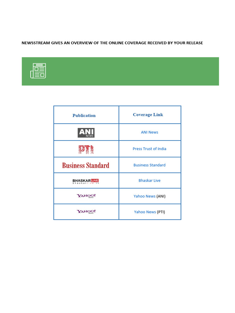 WebMob Software Solutions Pvt. Ltd. - Spreading Its Wings in European Space Link Report #3 | PDF
