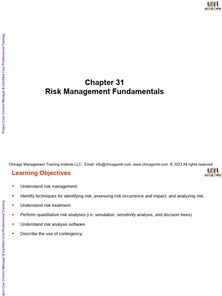 31 Risk Management Fundamentals | PDF | Risk Management | Risk