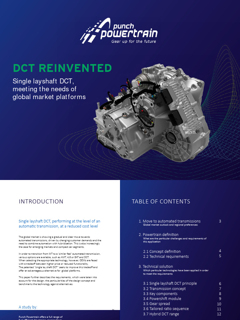 New Whitepaper DCT Reinvented V2 | PDF | Automatic Transmission ...