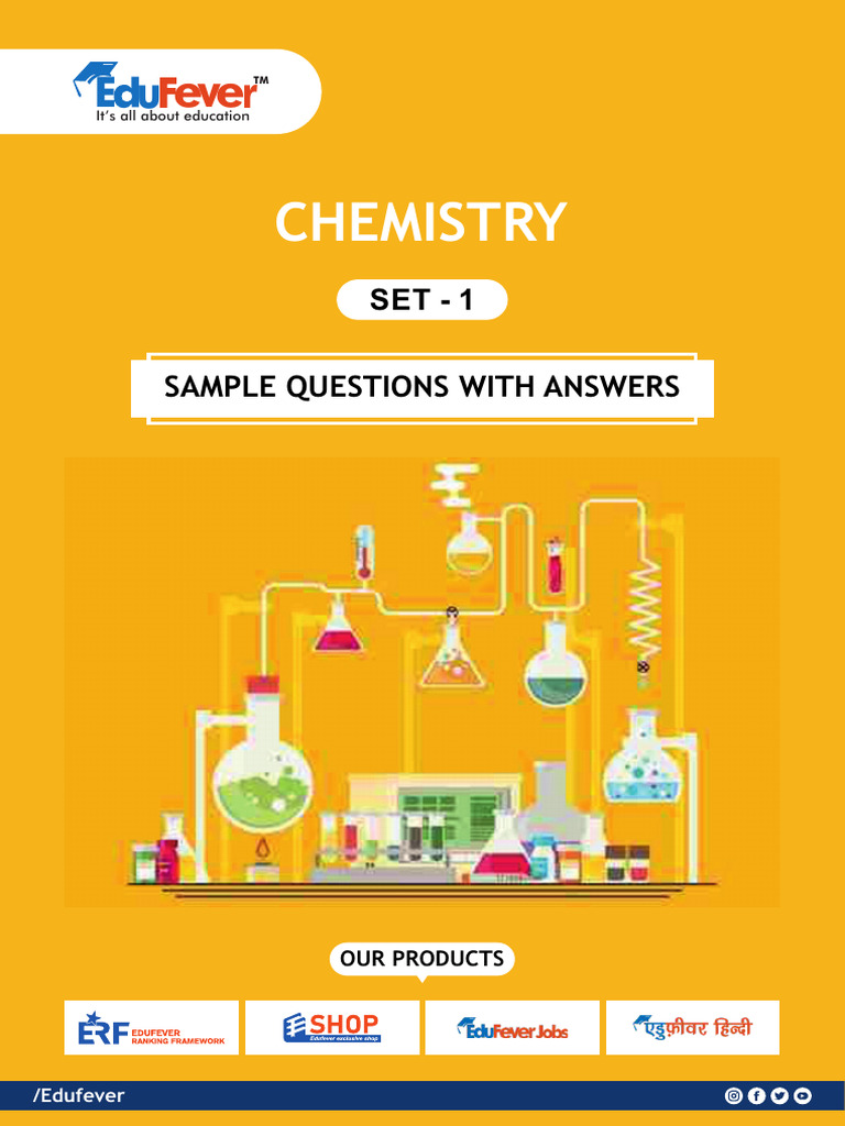 Chem Comedk Paper Set 1 | PDF