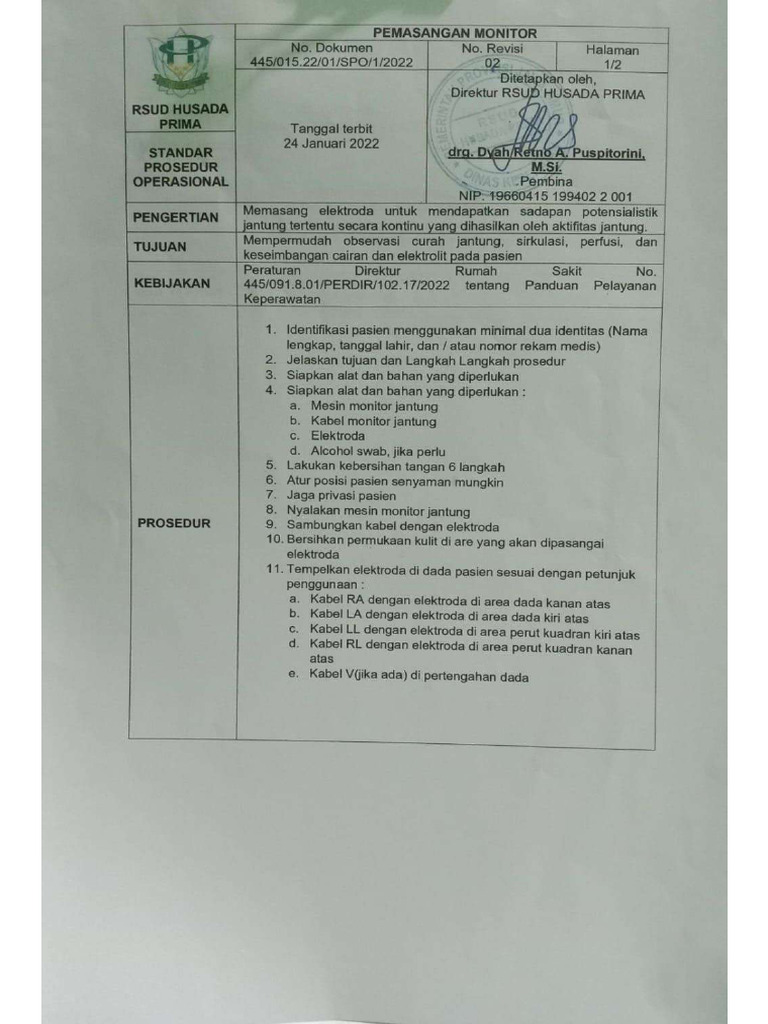 Pemasangan Monitor1 | PDF