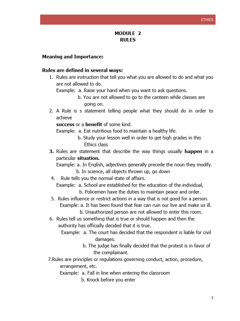 Module 2 | PDF | Morality