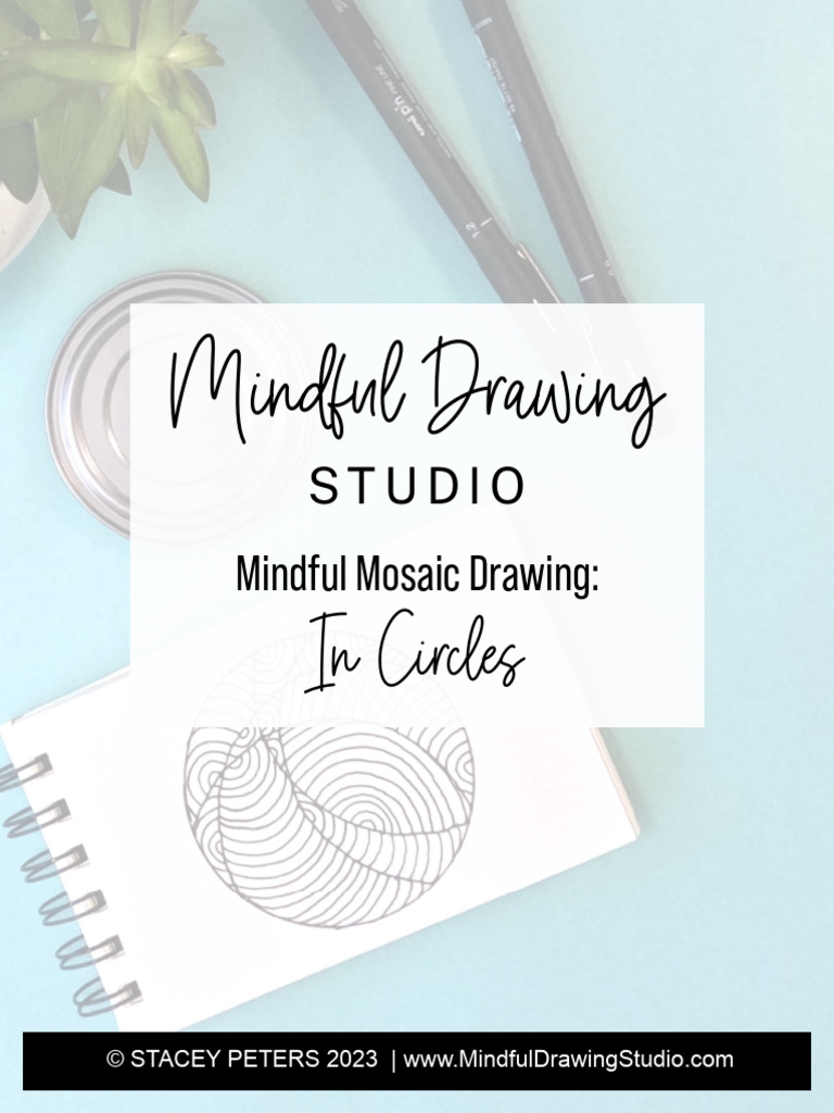 Mindful Mosaic Drawing - in Circles | PDF