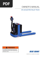 WPT45 Big Joe Manual | PDF | Battery Charger | Forklift