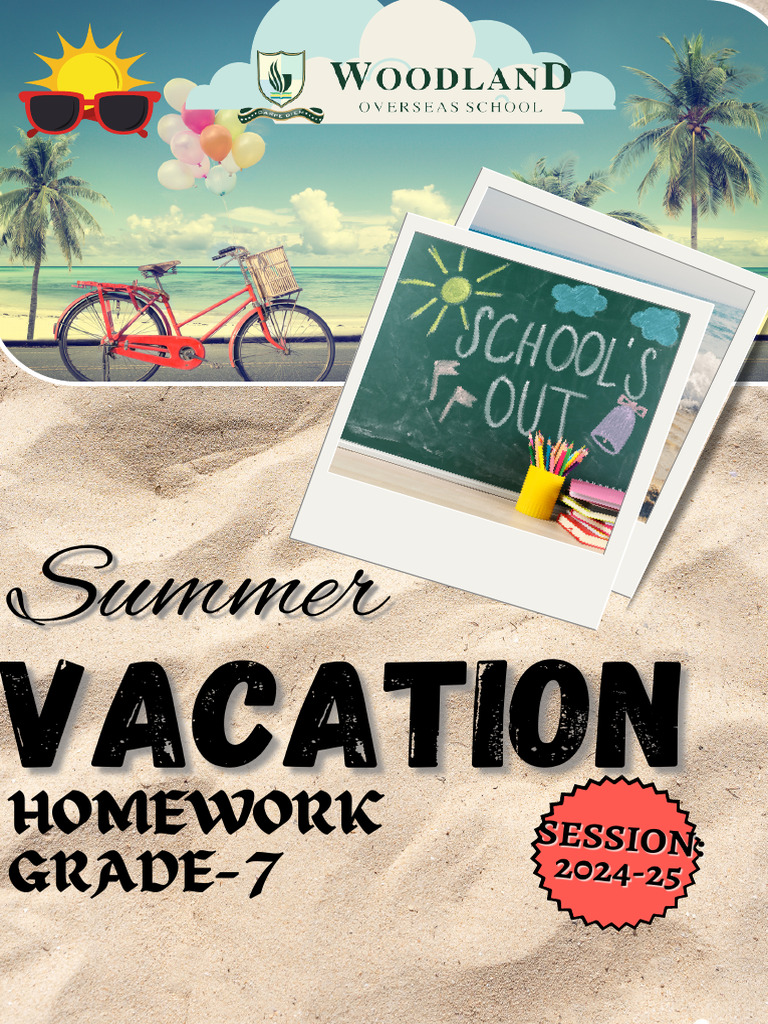 Grade - 7 Summer Vacation Assignments - 20240524 - 131425 - 0000 | PDF