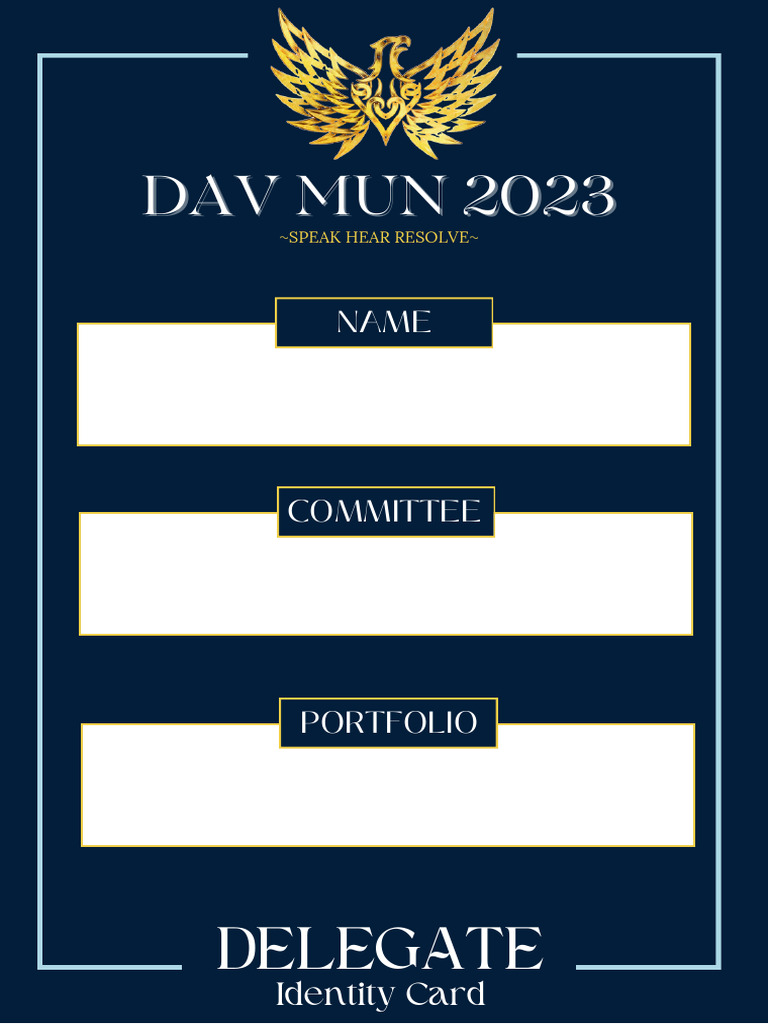 Delegate ID Card | PDF