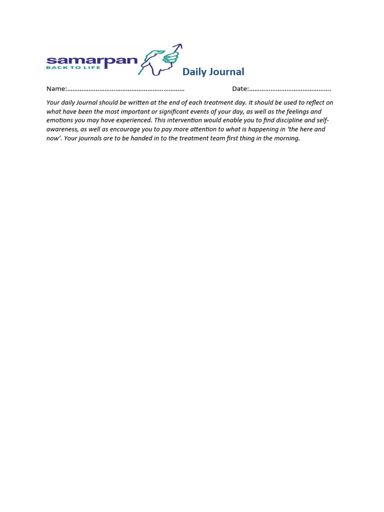 Daily Journal | PDF