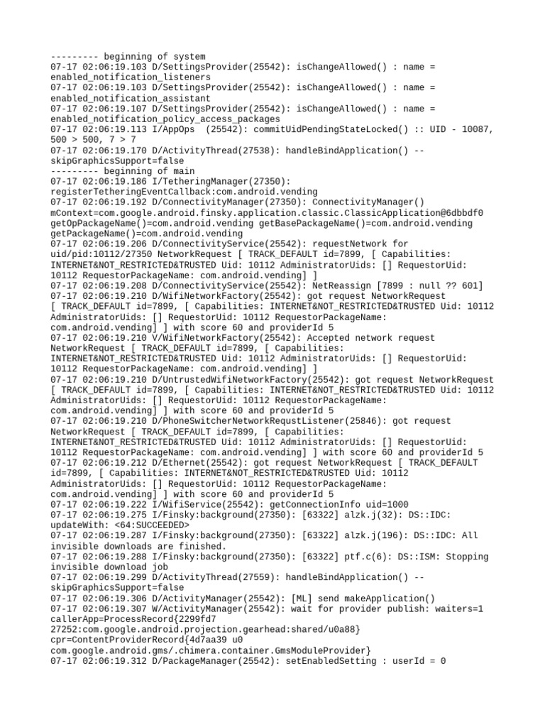 Logcat Prev CSC Log | PDF | Software | Computing