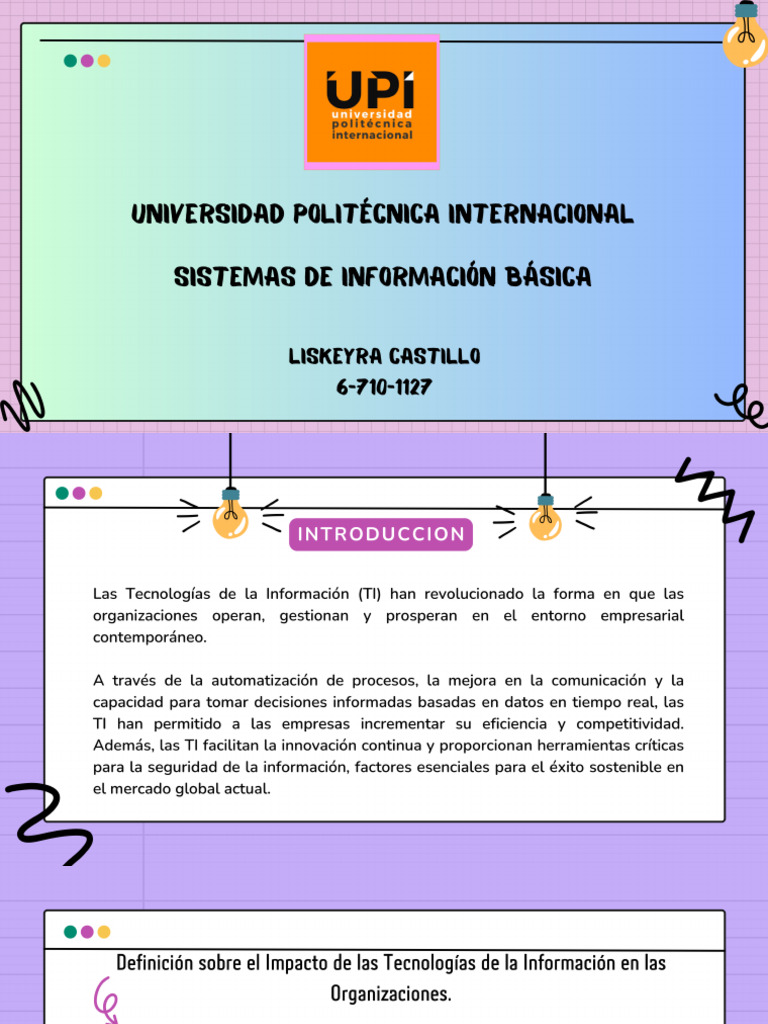 Sistemas de Información Básica#1 | PDF