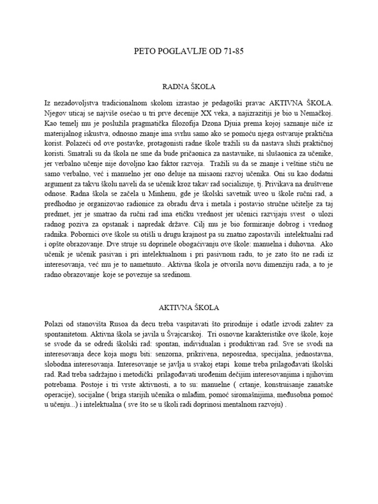 Peto Poglavlje Od 71 | PDF