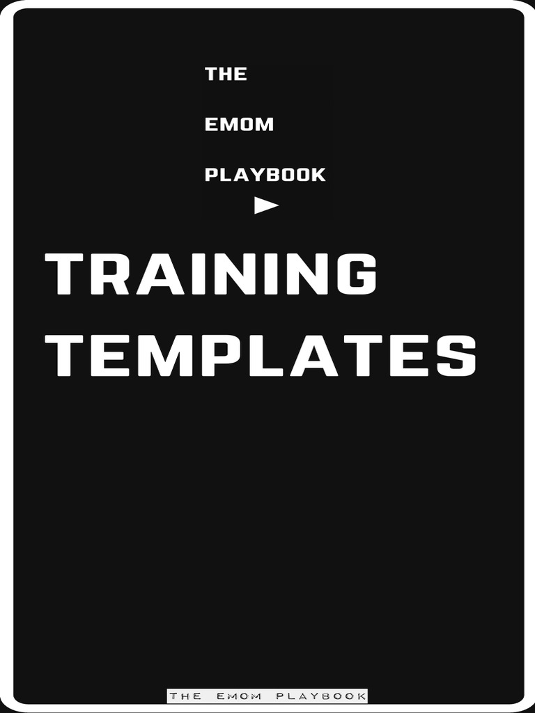 EMOM Templates for Hypertrophy Training | PDF | Self-Improvement