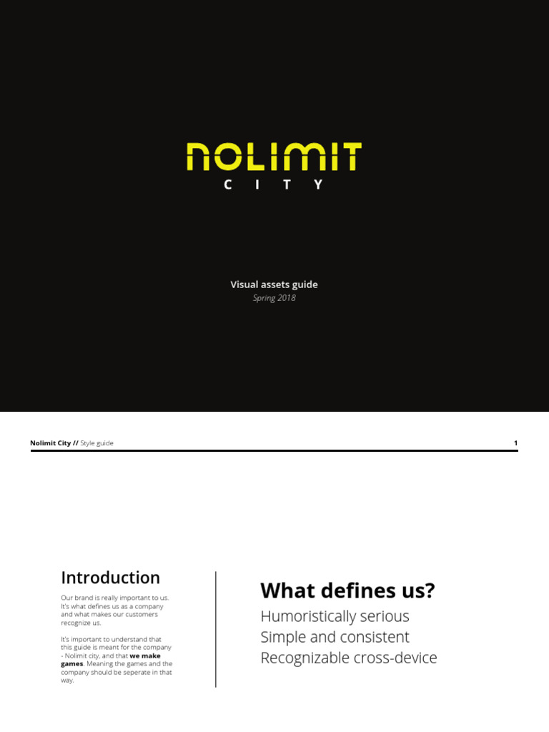 Nolimit City-Design Guide | PDF | Logos | Brand