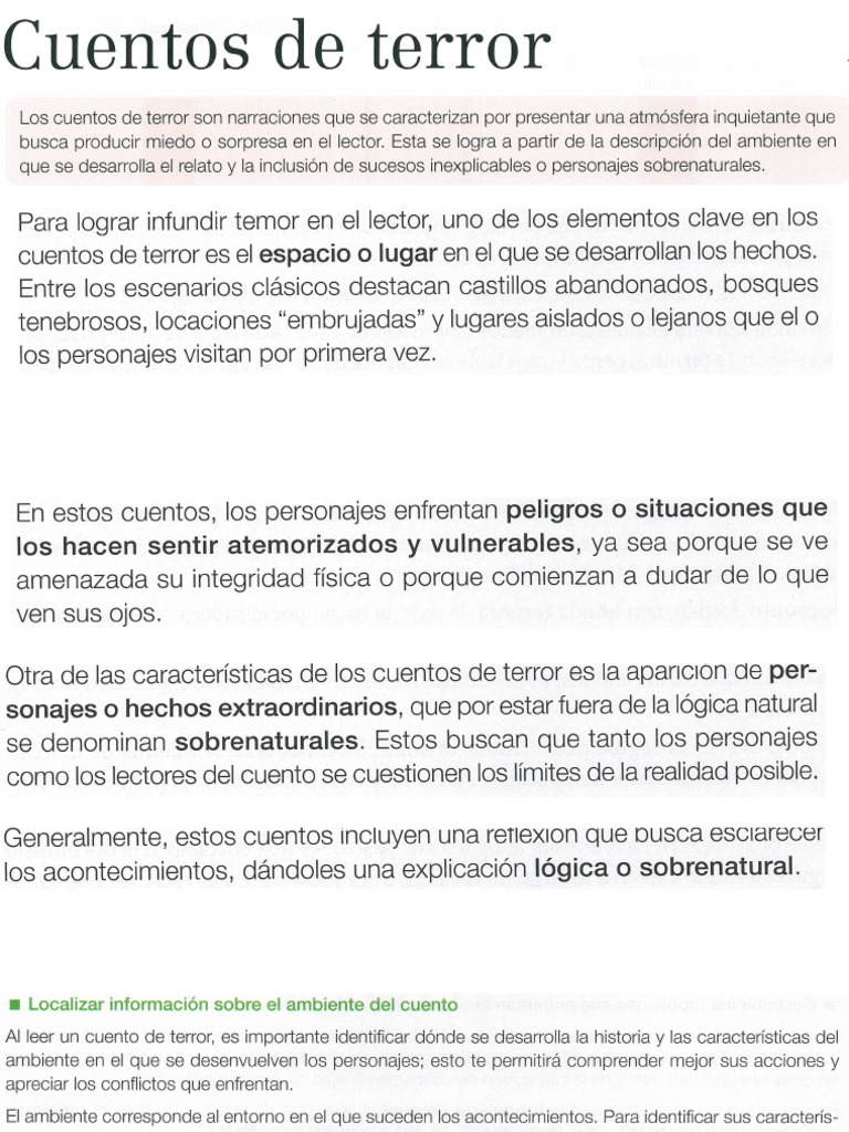 Cuentos de Terror | PDF