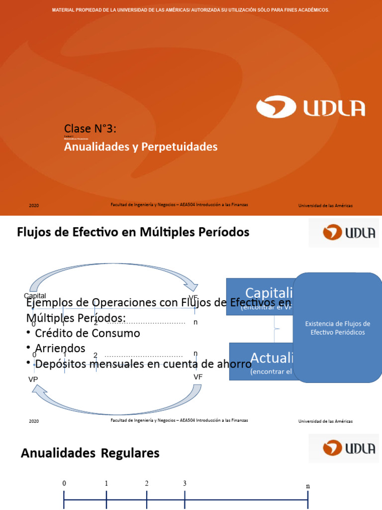 ES AEA504 C3 Anualidades y Perpetuidades | PDF | Matemáticas | Dinero