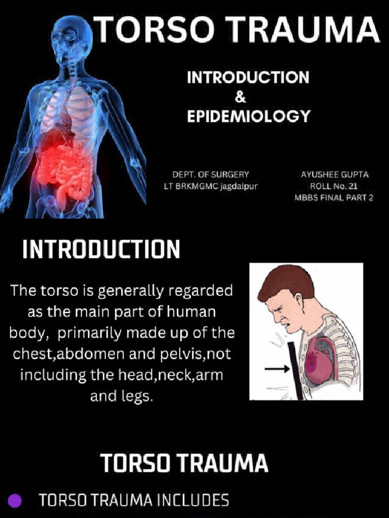 Introduction To The Torso Trauma | PDF