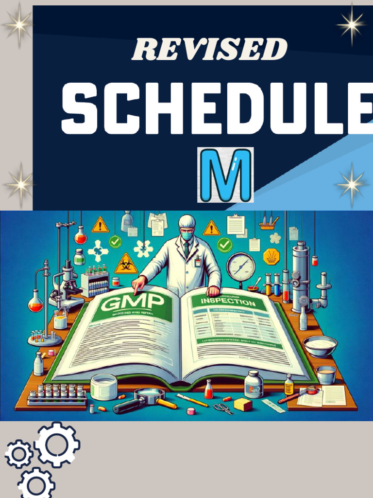 Revised Schedule M | PDF | Dose (Biochemistry) | Chemistry