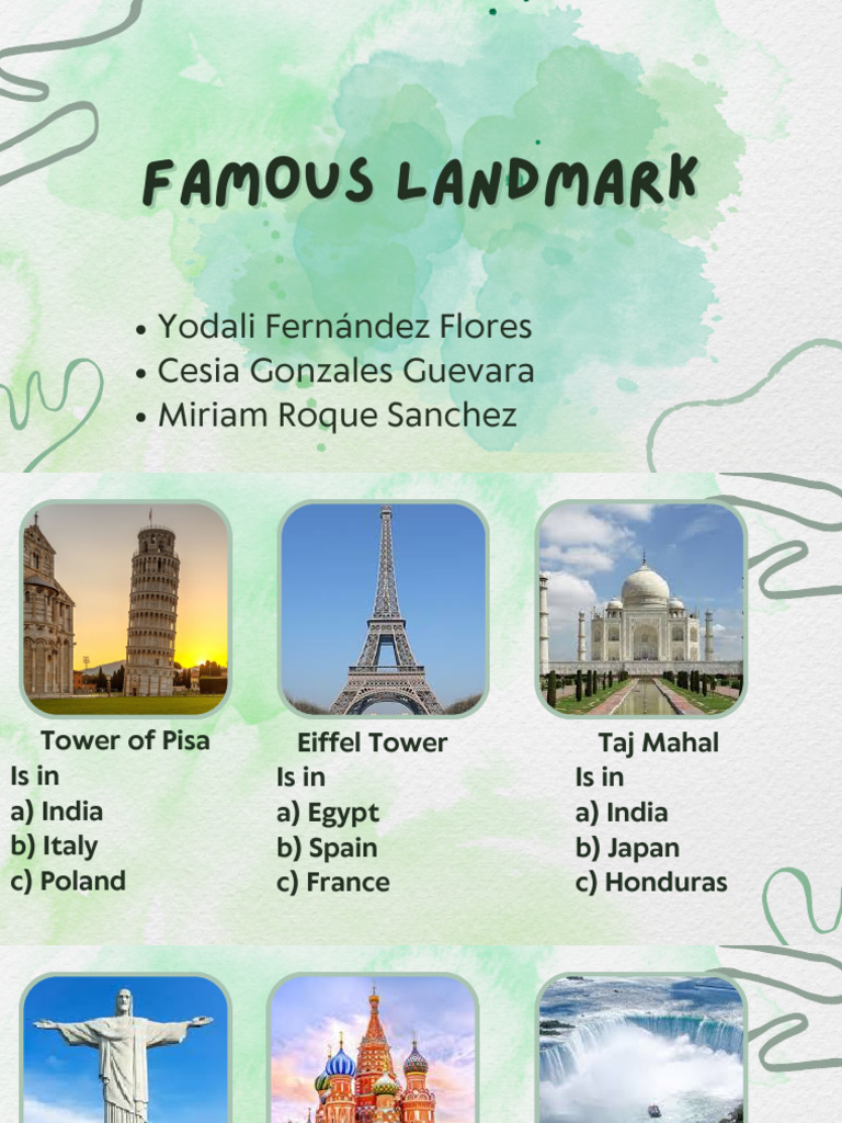 Famous Landmark | PDF