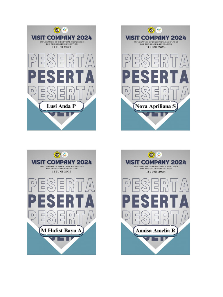 Id Card Peserta Pdf
