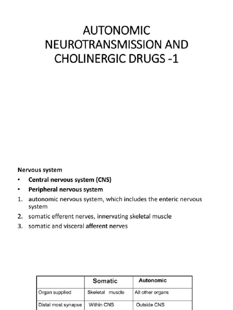 Ans Pharmacology | PDF