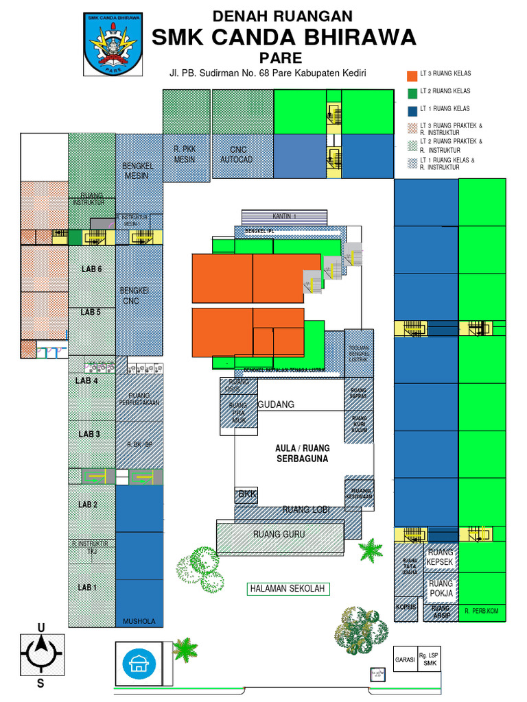 Denah Ruangan Lab | PDF