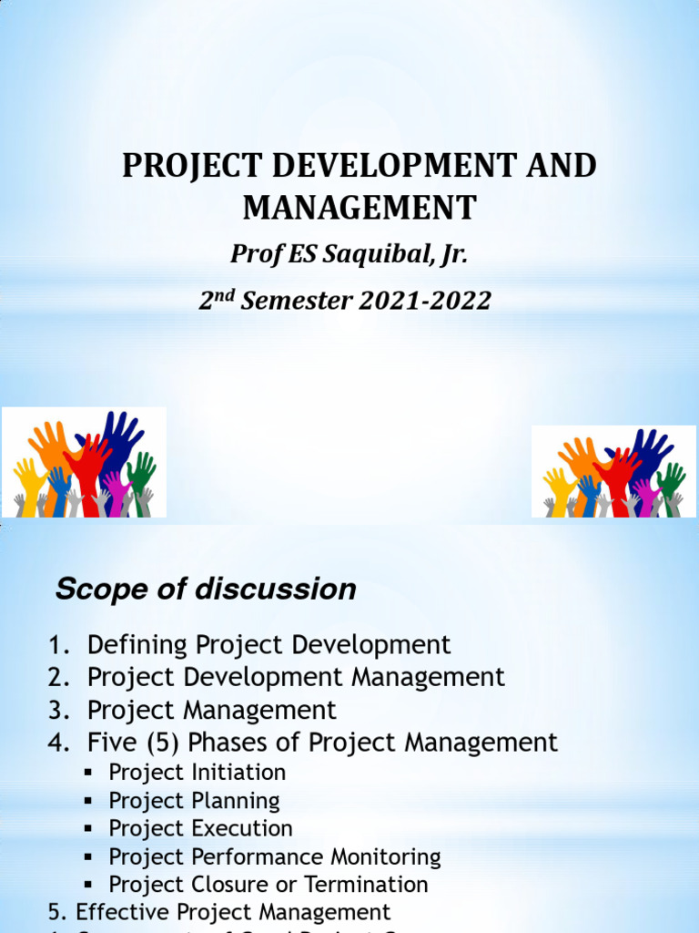 Lecture Notes On Module 1 PDM 1 | PDF | Project Management | Business