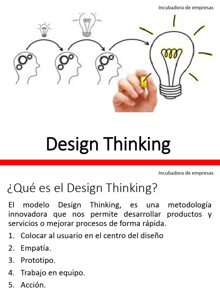 3. Design Thinking | PDF | El pensamiento de diseño | Incubadora de ...