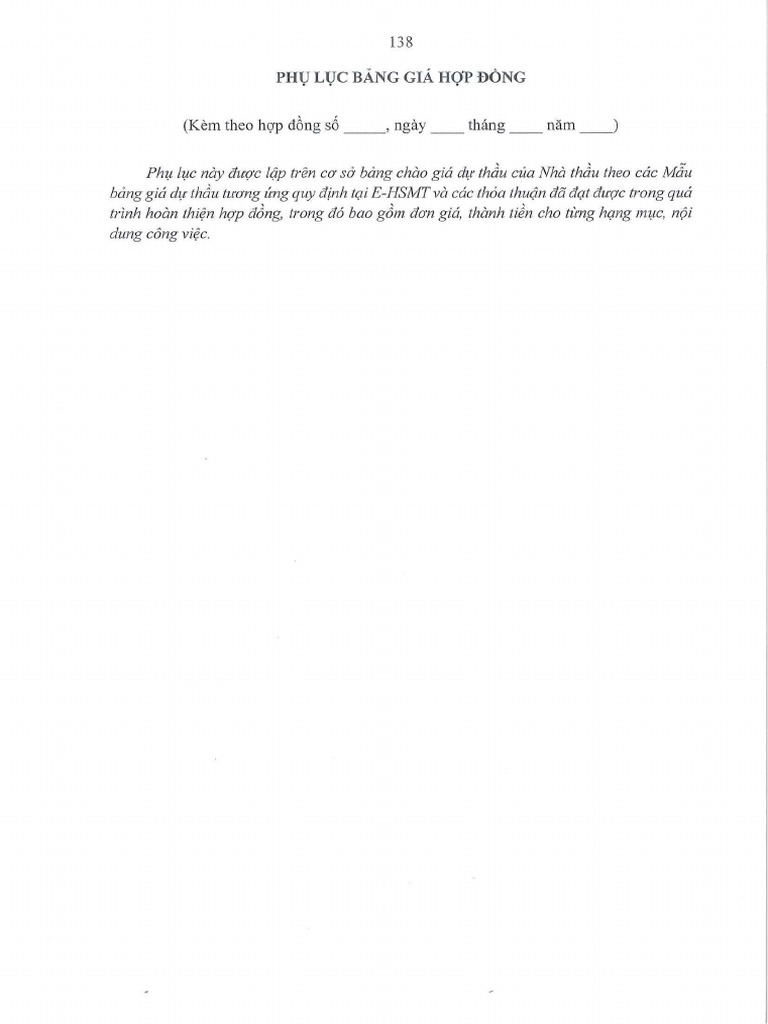 PH L C B NG Giá HĐ | PDF