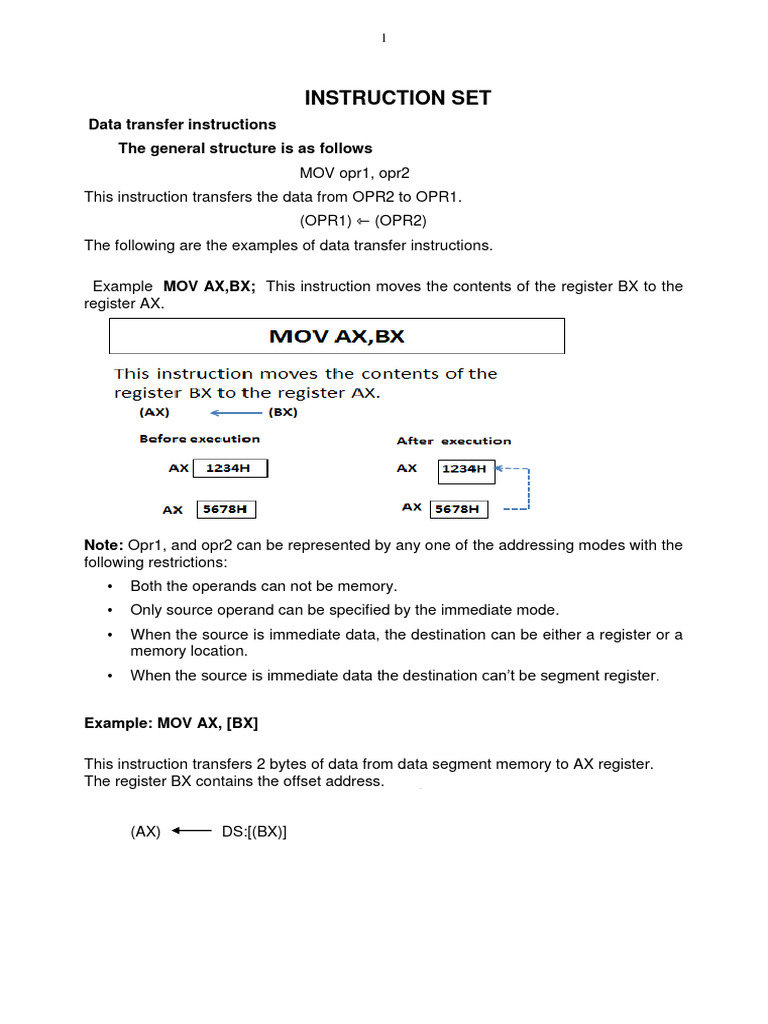 Instruction Set Pdf Binary Coded Decimal Integrated Circuit 