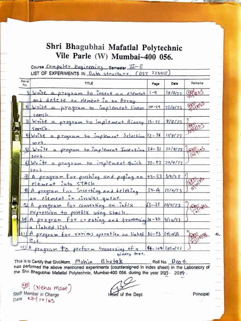 DST Experiment 1-5 | PDF